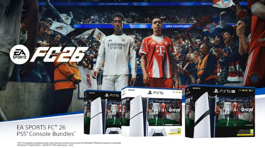 Sony anuncia bundles do PS5 e PS5 Pro com EA Sports FC 26 - Portal de ...